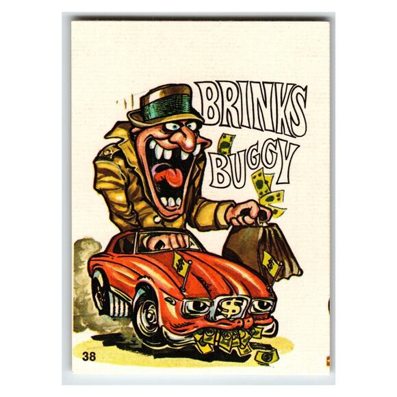 Donruss | Art | Fantastic Odd Rods Brinks Buggy Sticker Single 38 ...